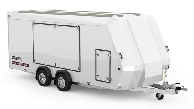 Graham Hathaway Racing Race Sport Enclosed / Box Trailer Hire